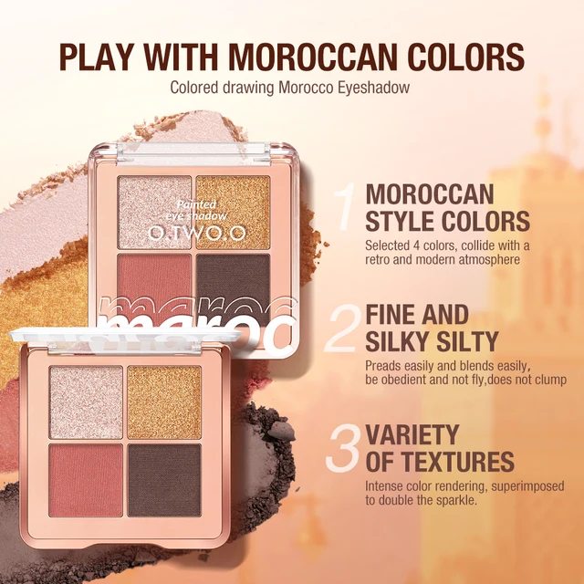 OtwoO Morocco Eyeshadow Palette – O Two O Cosmetics